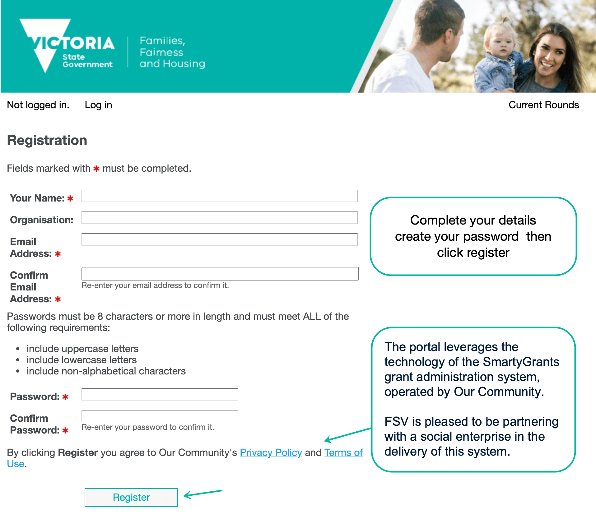 Register for SmartyFile – FSV Help